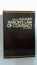 Amazon.com: Anson's Law of Contract: 9780198761488: Anson, William R ...