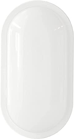 Oval LED Bulkhead Light 15w for Wall and Ceiling Mount, Opal Diffuser ...