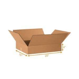 To The Packaging™ Courier Packing Corrugated Brown Box 3 Ply 20 x 16 x ...