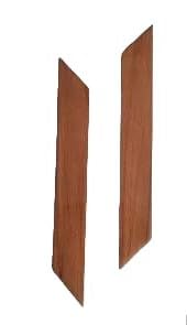 Interior HUT 3 Natural Brown Wooden Handle | Solid Teak Wood for ...