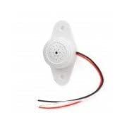 Pinhole Wired Audio Surveillance Monitoring Microphone - White (DC 9 ...
