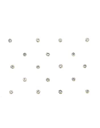 Glamyou White Stone Bindi For Women Girls 52 Bindis Big : Amazon.in: Beauty