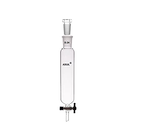 ABG BOROSILICATE GLASS CHROMATOGRAPHY COLUMN PLAIN WITH STOPCOCK ...