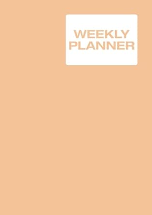 Amazon.com: Weekly Planner: A4 with Peach Fuzz Cover - 6 months of ...