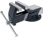 Metal Power 125 mm (5") Steel Bench Vice with Fixed Base (Black HT ...