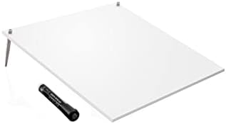 Amazon.com : Desk Dry Erase Board with Erasable Marker | White, Black ...