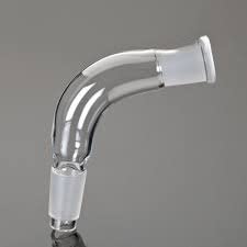 ISKO® BOROSILICATE GLASS RECEIVER ADAPTER PLAIN BEND SOCKET TO CONE ...