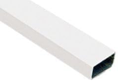 Screen Frame Spreader Bar, Roll Formed Aluminum, White - 12 ft long ...