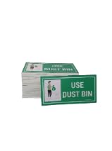 Visionary Signs Use Dustbin Signs Board For Hospitals Malls Restaurants ...