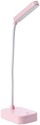 Battery bedside lamp,Pink small lamp,USB power cable,3 levels of ...