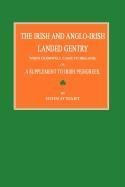 The Irish and Anglo-Irish Landed Gentry When Cromwell Came to Ireland ...