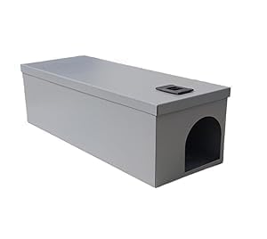 GTONITE Rodent Bait Station Roda Box Rat Bait Station Powder Coated ...