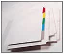 Amazon.com : Trilar Copier Side Tabs - 1/5 Cut, Blank, White, Collated ...