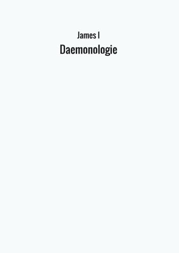Amazon.com: Daemonologie: 9788826434704: I, James: Books