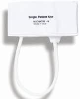 Amazon.com: Disposable Single-Patient Use Blood Pressure Cuff, Single ...
