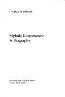 Mykola Kostomarov: A Biography: Amazon.co.uk: Prymark, Thomas M ...
