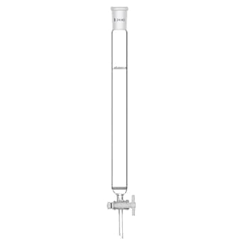 Labasics Glass Chromatography Column, Borosilicate Glass 24/40 Standard ...