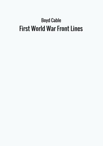 Buy First World War Front Lines Book Online at Low Prices in India ...