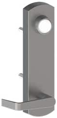 Hager 4500 Series Steel/Zinc Grade 1 Cylinder Escutcheon Lever Trim ...