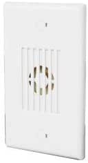 WHEELOCK MIZ-24S-W Fire Alarm MIZ Mini Horn, Wall, White, 24 V, Indoor ...