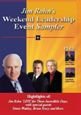Jim Rohn's 2004 Weekend Leadership Event - Brand New 283 page Workbook ...