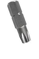T6 SCRW BIT 6-Lobe #20357 Screwdriver BIT Short Type TORX« W/Clamping ...
