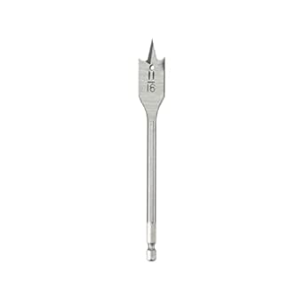 11/16 in. x 6 in. Long Spade Bit/Paddle Bit/Wood Bit (1 to 120 Bits) by ...