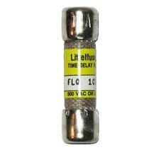 LITTELFUSE FLQ-10 Fuse, 500VAC, Miniature, 10AMP, TIME-DELAY: Cartridge ...