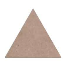 Wooden lab - MDF Board Triangle for Art Craft. Thick and Thin Big and ...