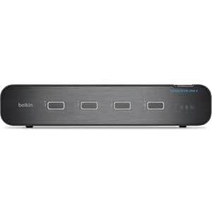 Amazon.com: Belkin Universal 2nd Gen Secure KVM Switch, 4-Port Dual ...