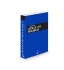 California Code of Civil Procedure, 2025 ed. (California Desktop Codes ...
