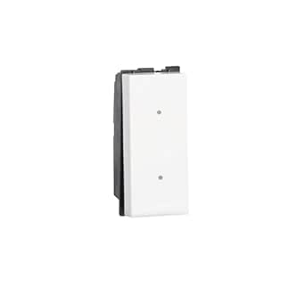 ABB MAKE ADIYA 6A 2 WAY SWITCH (pack of 2) (Exclusively compatible with ABB Adiya and Tvisha ...