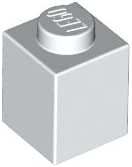 Lego City - 1x1 nubs ile beyaz 20 taş : Amazon.com.tr