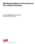 API RP 582 Recommended Practice Welding Guidelines for the Chemical ...
