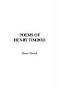 Poems Of Henry Timrod: Timrod, Henry: 9781414236711: Amazon.com: Books
