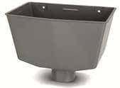 Marshall Tufflex RWH1AN Anthracite rainwater Hopper for 68mm Circular ...