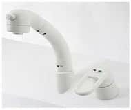 Amazon | [KM8019]KVK シングルレバー式洗髪シャワー 45°傾斜取付タイプ 逆止弁 | 洗面水栓