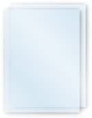 Amazon.com : Pair of 22"x28" Clear Poster Overlay Sheets : Sign And ...