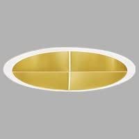 Amazon.com: Gold Alzak Anti Iridescent Shallow Cross Louver : Home ...