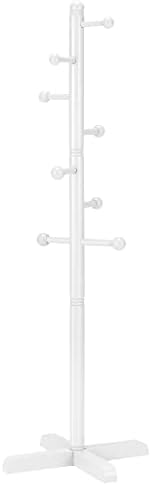 Amazon.com: Milliard Kids Coat Tree Rack Hanger Wooden White Rack ...