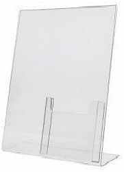 Amazon.com: Dazzling Displays Clear Acrylic Sign Holder 8.5 x 11 with ...