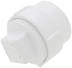 Amazon.com: 2" PVC DWV Fitting Cleanout Adapter w/Plug : Industrial ...