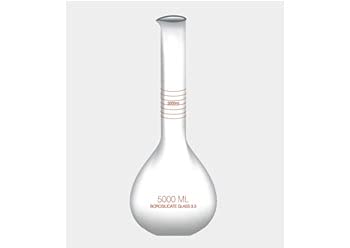 DDSONS? 5 Litre Measuring Glass Jar | Flask | Volumetric Flask | Petro ...