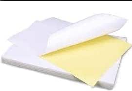 Craft Stationers White A4 High Glossy Sticker Paper Self Adhesive 75 ...