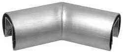 CRL Brushed Stainless 135 Degree 3" Diameter Horizontal Corner for 3/4 ...