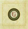 Amazon.com | Punch Studio Monogram Beverage Napkin G: Cocktail Napkins ...