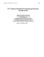 Mechanical Strainers: 3-A Sanitary Standards: Amazon.com: Books