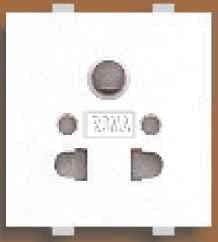 Anchor Roma 10A Single Pole Socket With Safety Shutter, 30373 : Amazon ...