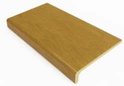 Windows4you Irish Oak uPVC Capping Board 200mm x 2m x 9mm – Woodgrain ...