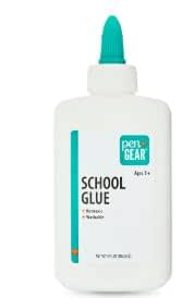 Amazon.com: White School Glue for Art and Craft, 4 oz, Washable, Slime ...